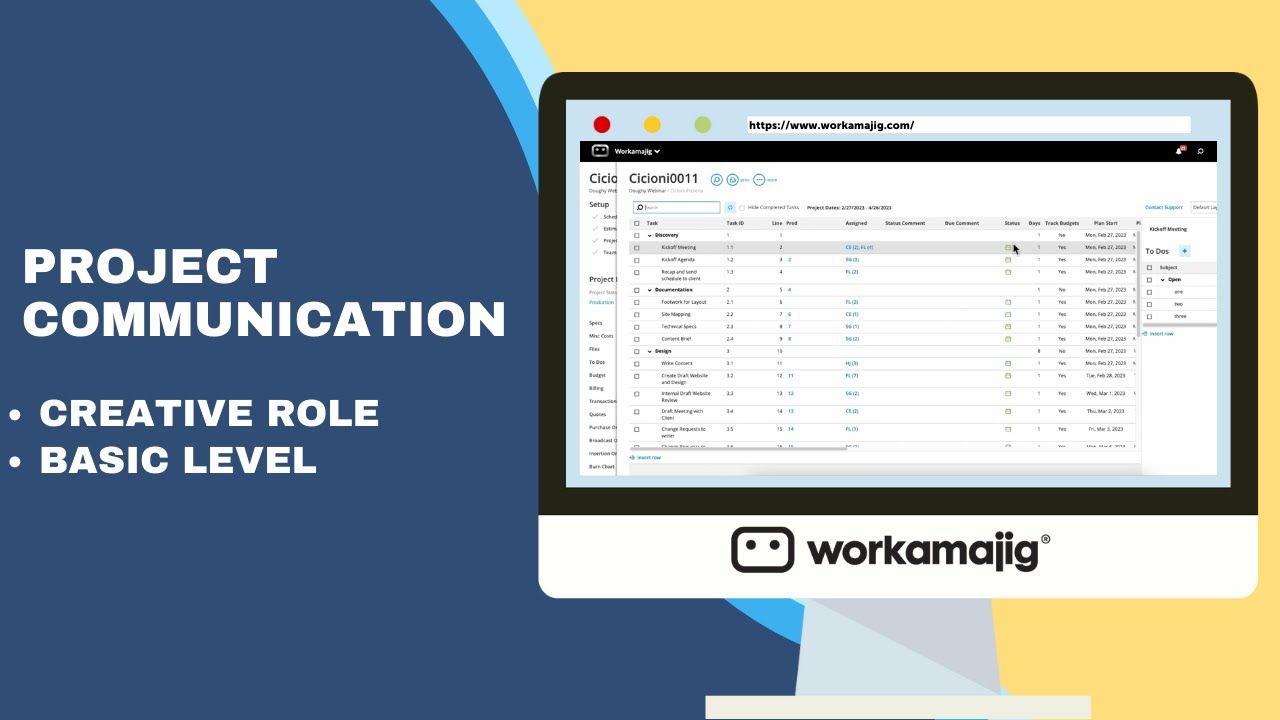 Project Communication | Creative Role, Basic Level - YouTube