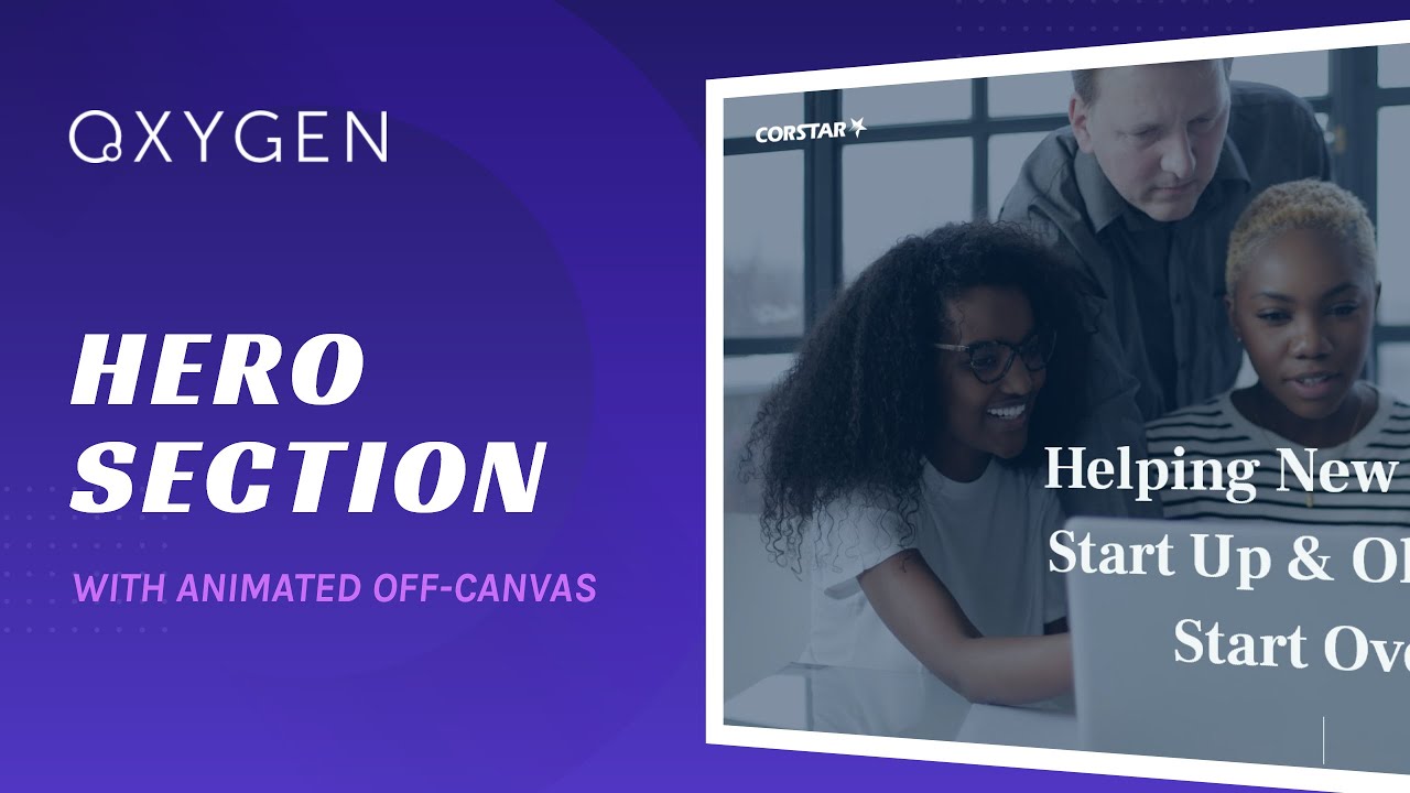 Building a Hero Section With a Full Screen Off-Canvas Section using ...