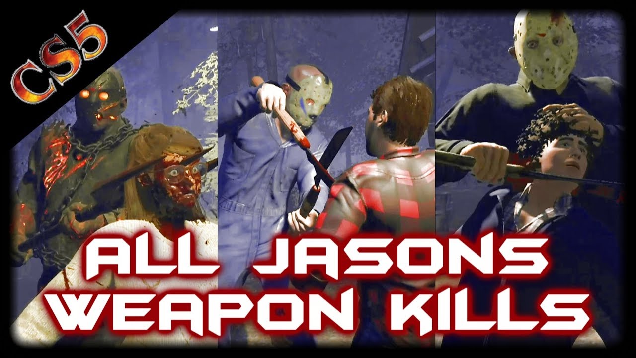ALL JASON EXCLUSIVE WEAPON KILLS & Premium Kill packs Friday the 13th ...