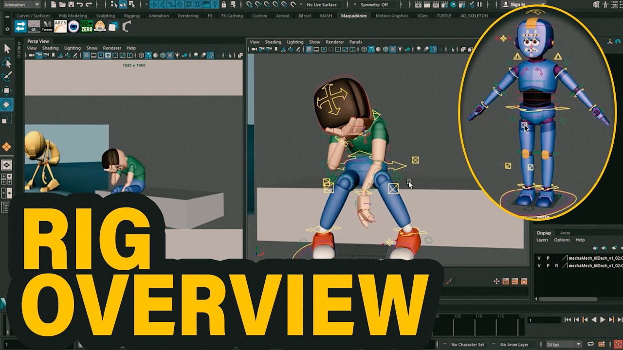 Rig Overview | Maqsad Animation School - YouTube