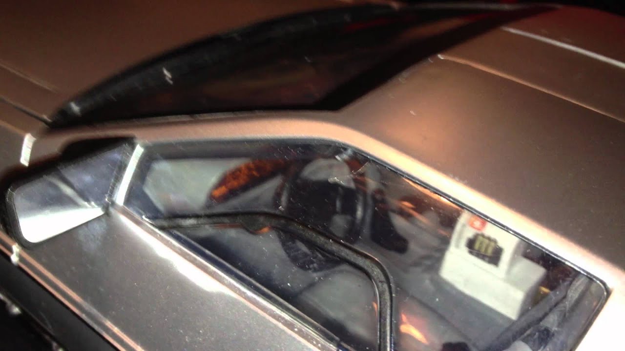 Back to the Future Delorean Light and Sound Model - YouTube