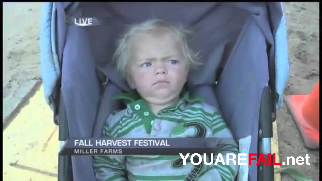 Reporter Makes Baby Cry - YouTube