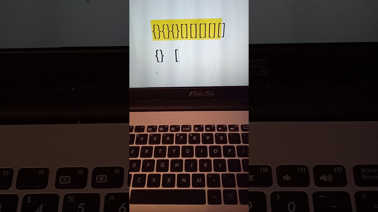 ¿Cómo poner los corchetes? {} [] - YouTube