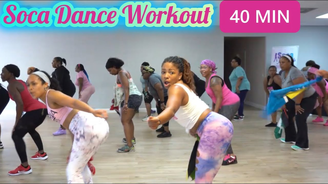 Soca Fitness | Cardio & Weights | 40 min - YouTube