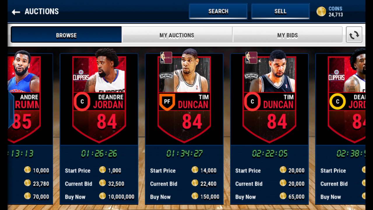 Cheap elite players at NBA live Mobile - YouTube