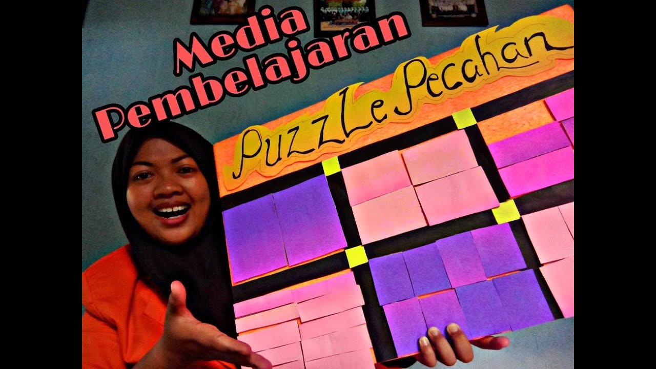 MEDIA PEMBELAJARAN MATEMATIKA || PUZZLE PECAHAN - YouTube