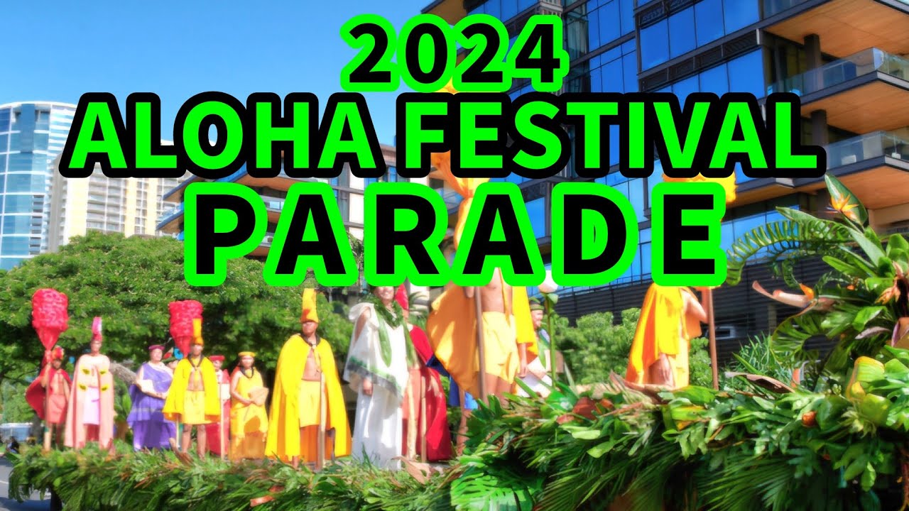 [4K] 76th ALOHA WEEK FESTIVAL FLOWERAL PARADE [09.28.2024] #honolulu # ...