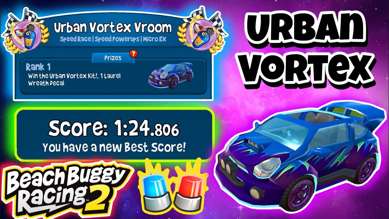 Urban Vortex Vroom 🏎️| Urban Vortex 🌌Prize | Mikka 🌈| Beach Buggy ...