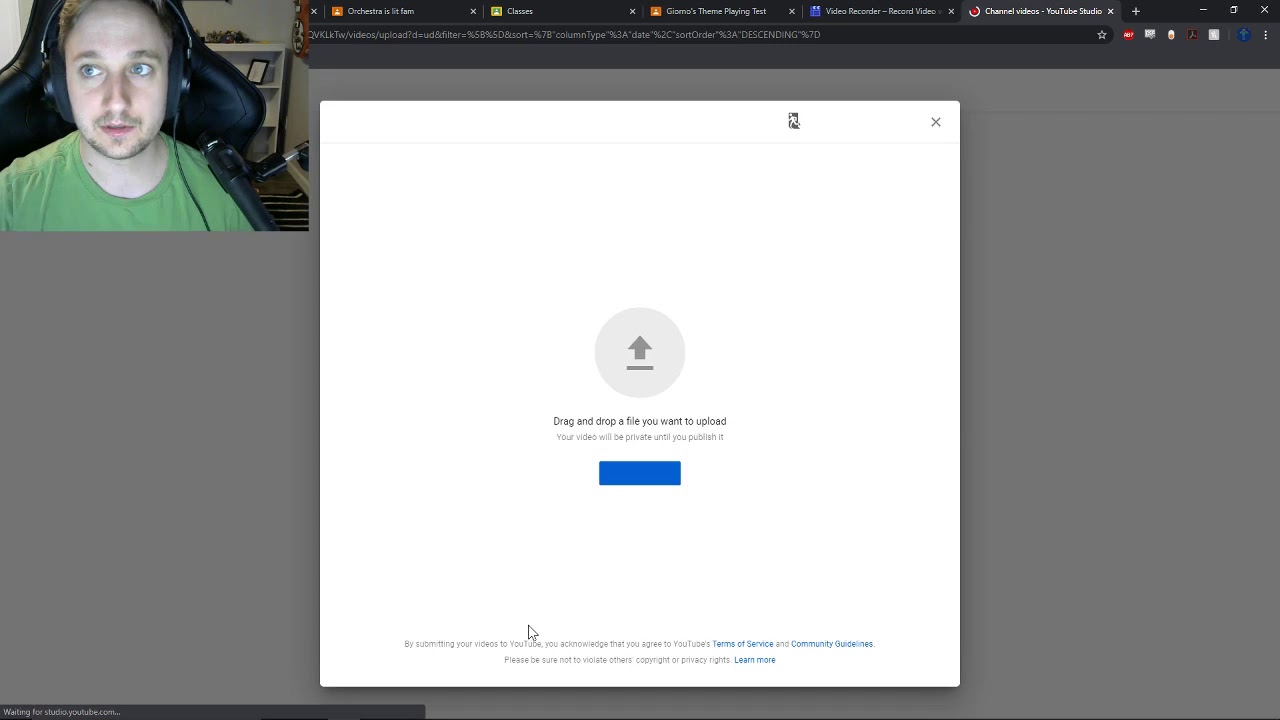 How to upload videos to classroom - YouTube