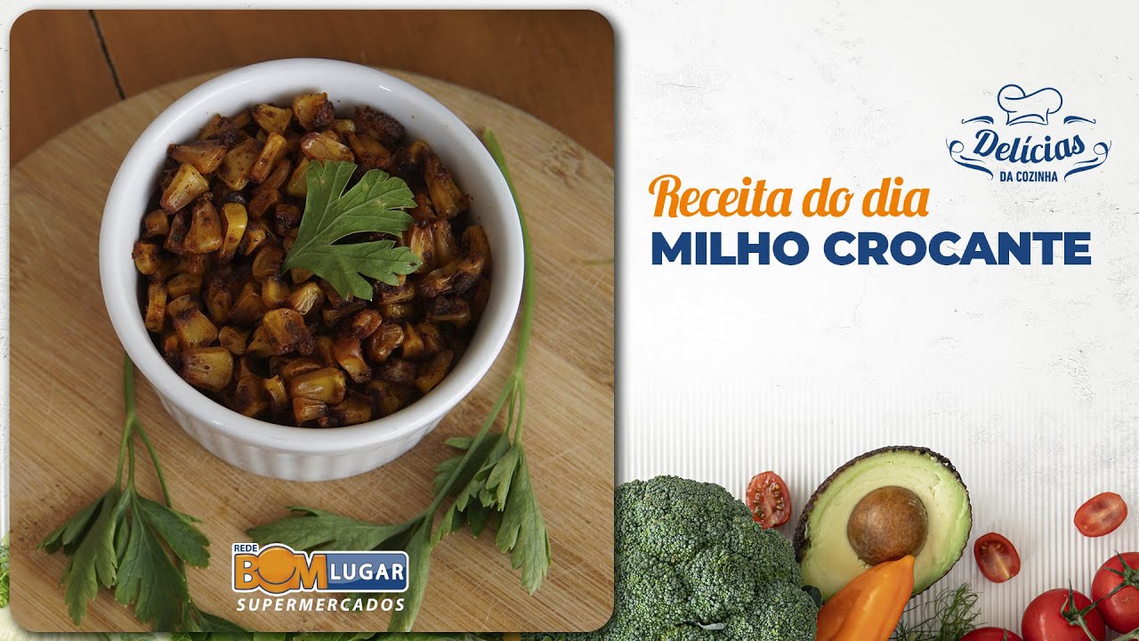 Milho crocante na airfryer #DelíciasdaCozinha - YouTube