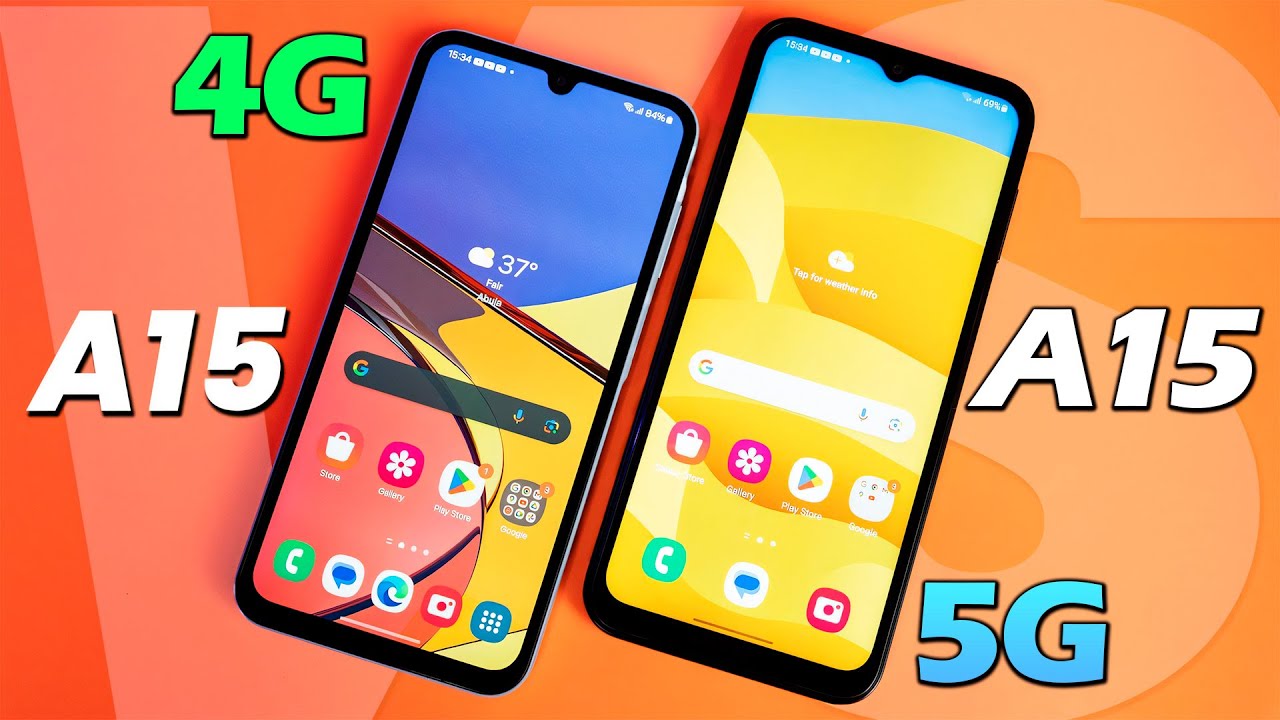 Galaxy A15 4G vs Galaxy A15 5G Será que TEM MUITA DIFERENÇA - YouTube