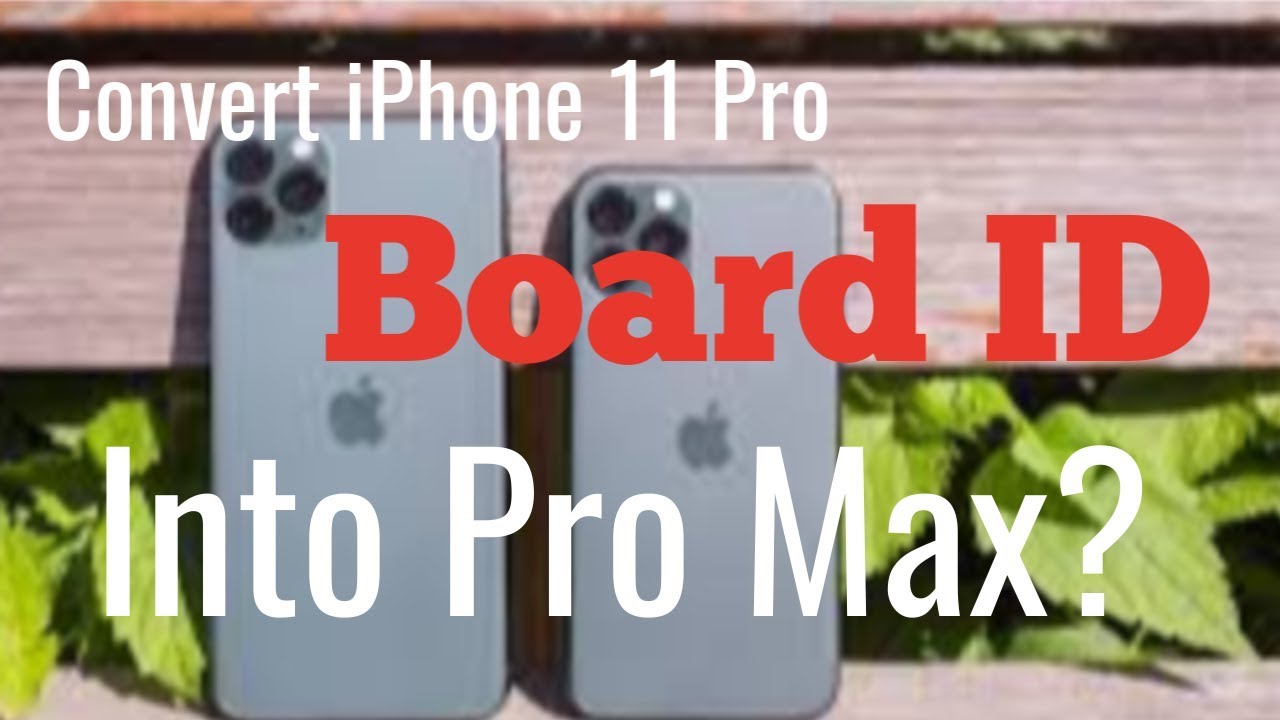 Board ID Resistors--Can it turn an iPhone 11 Pro into an iPhone 11 Pro ...