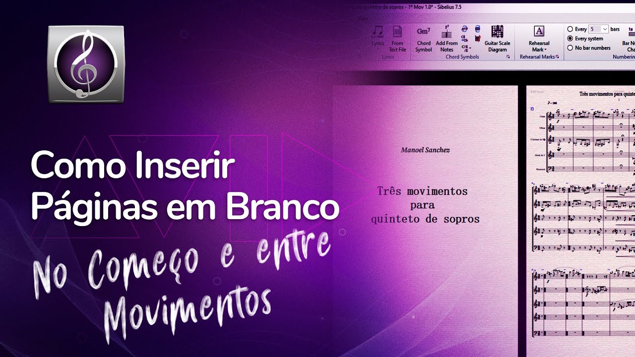 Sibelius Pr tico Como Adicionar P ginas Em Branco How To Add Blank Sibelius Pr tico Como Adicionar P ginas Em Branco How To Add Blank