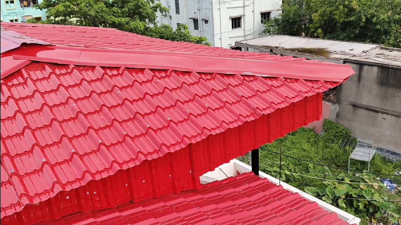 TILE PROFILE ROOFING SHEET FITTING 4 CHALA COLOUR TIN SHADE 📞9088462370 ...