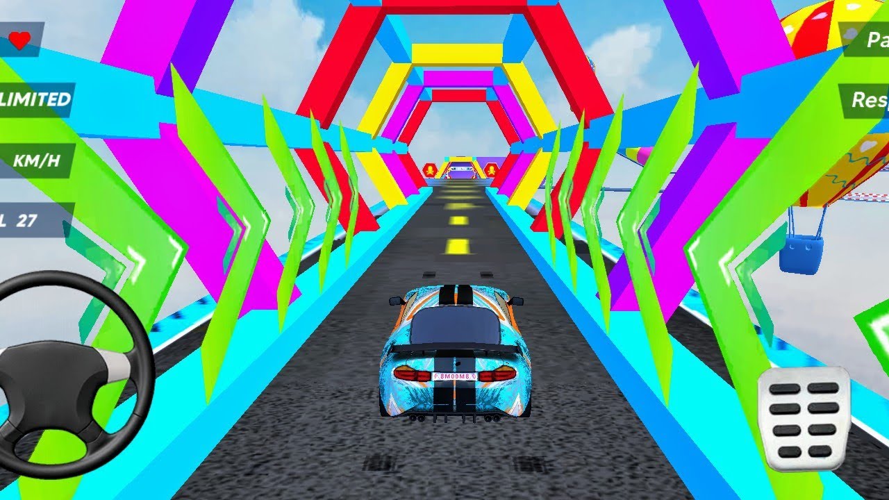 Impossible car stunt 3d | Level 27 - YouTube