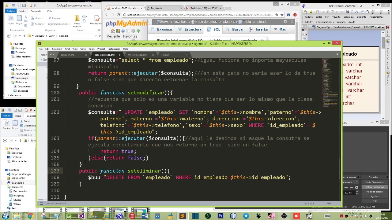 Programacion Basica En Phphtmlmysql Parte 8 Youtube