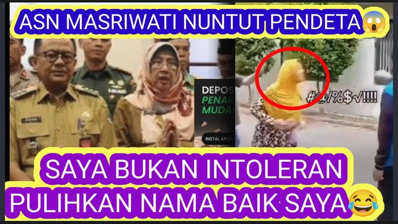 Ngeri😱 ASN MASRIWATI Nuntut Nama Baik Dipulihkan Oleh Pendeta‼️ - YouTube