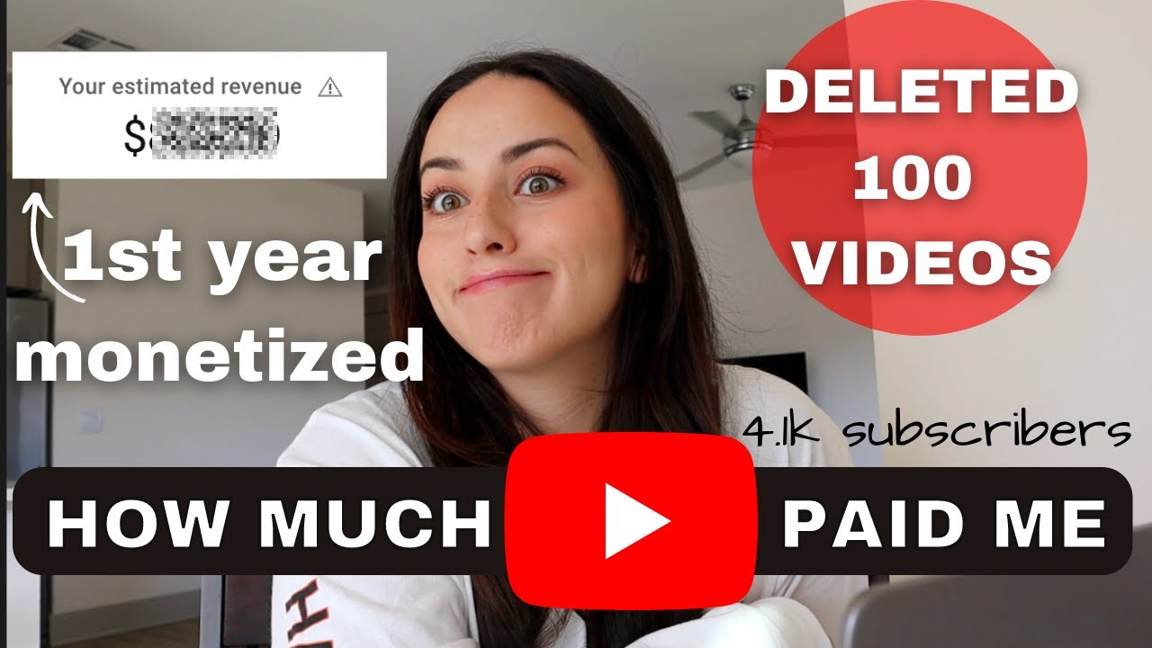 How Much YouTube Paid Me In 2022 with 4.1K Subscribers⎮January-November ...