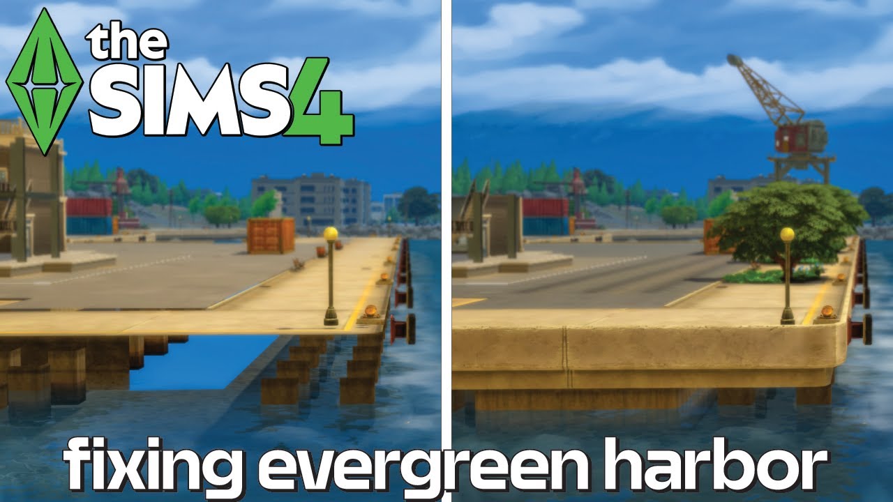 How to fix Evergreen Harbor in 2026 🌲🚢 | The Sims 4 - YouTube