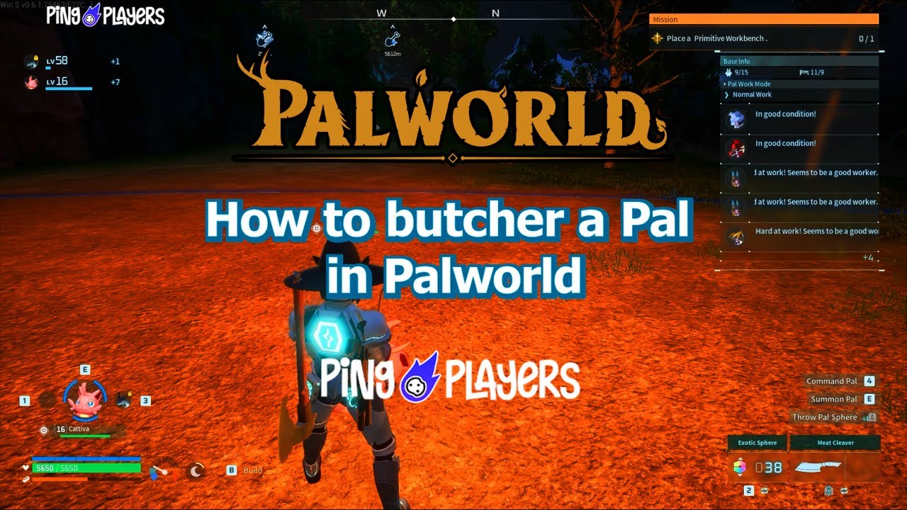 How to Butcher a Pal in Palworld (Meat & Resources Guide) - YouTube