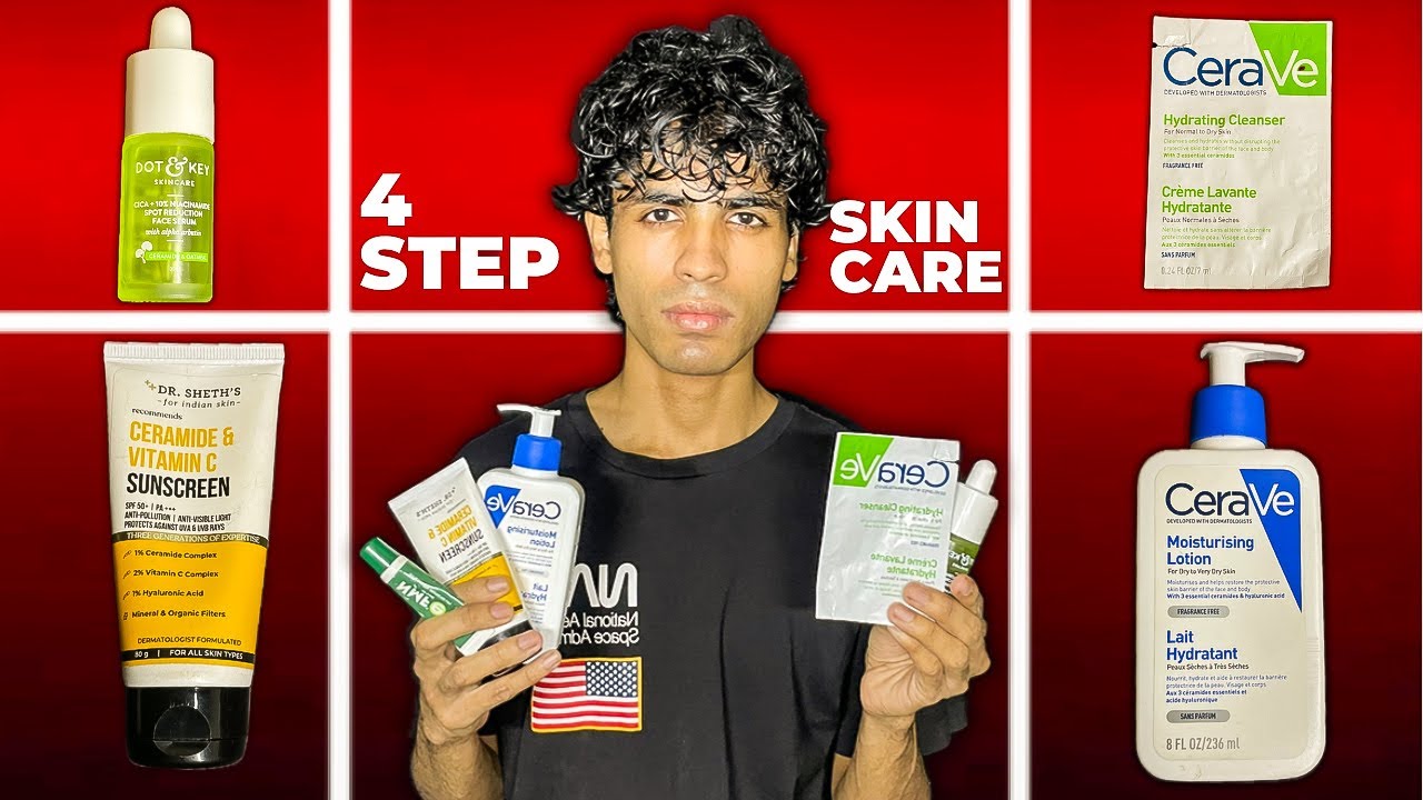 Mera 4 step day skin care routine ) must watch for beginner - YouTube