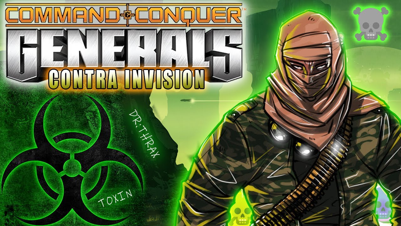 C&C Generals Zero Hour Contra Invasion | DR: THRAX | NEW toxin Missile ...