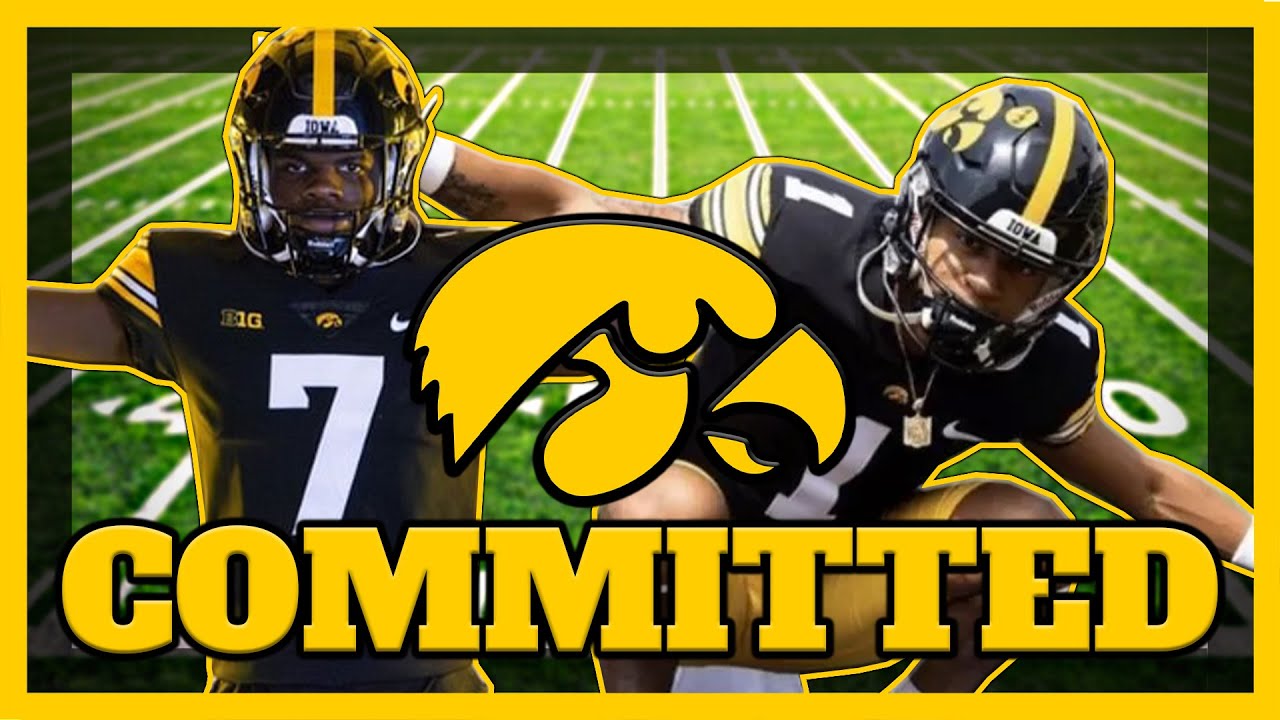 Jaylen Watson & Rashad Godfrey join Iowa Football - YouTube