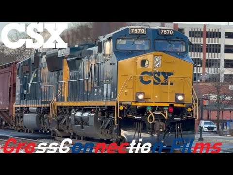 2 Freshly Rebuilt CSXT Units 7570 & 4736 Lead M409-05 SB After Working Fay NC - YouTube
