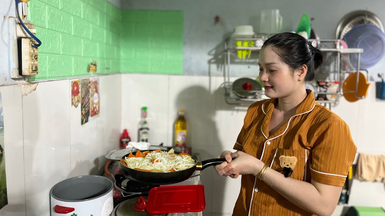 Delicious dishes made from vegetables and noodles | Zhao min - YouTube