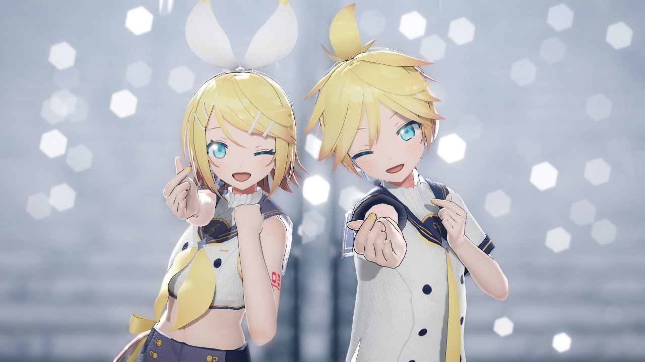 【MMD】 Sparkle 【鏡音リン / 鏡音レン】 - YouTube