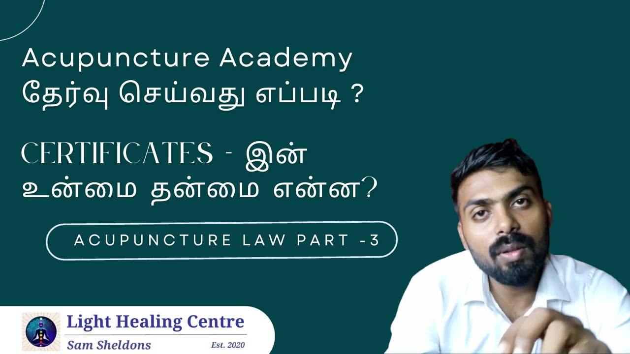 How to choose Acupuncture Academy | Truth about Certificates ...