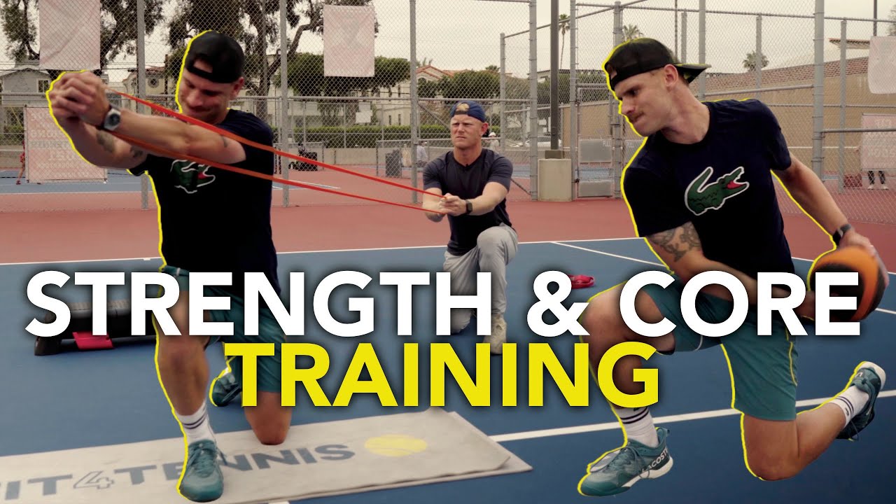 Strength and Core Training for Tennis Players | Training ATP #461 Karue ...