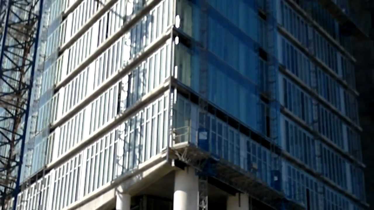 Tour Maroc Telecom en construction (20 étages_91m) - Rabat #2 - YouTube