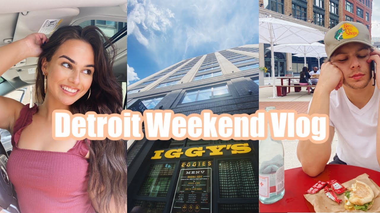 Working on the Weekend VLOG - meetings, downtown Detroit, trying Dunkin ...