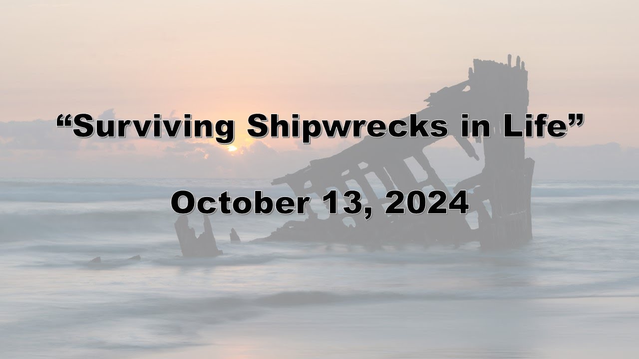 Surviving Shipwrecks in Life - YouTube