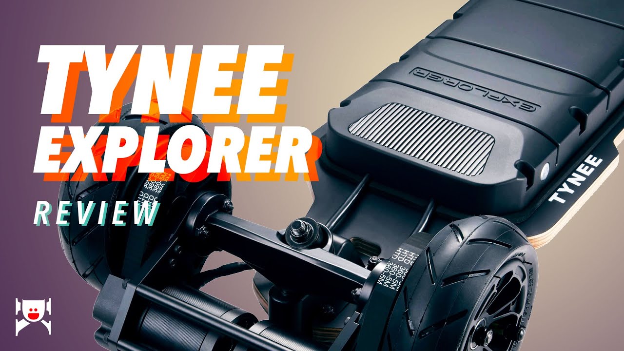 Comfortable! Tynee Explorer Electric Skateboard Review - YouTube