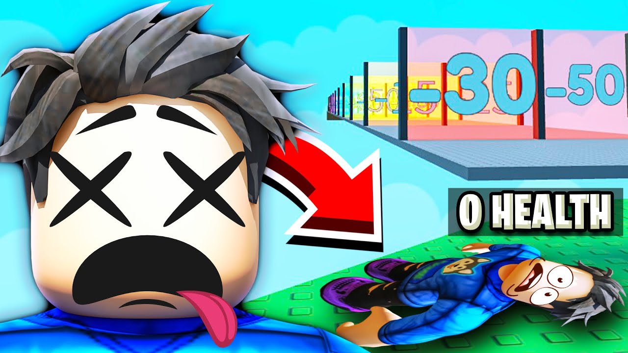 Roblox but EVERY SECOND you get +1 Health - YouTube