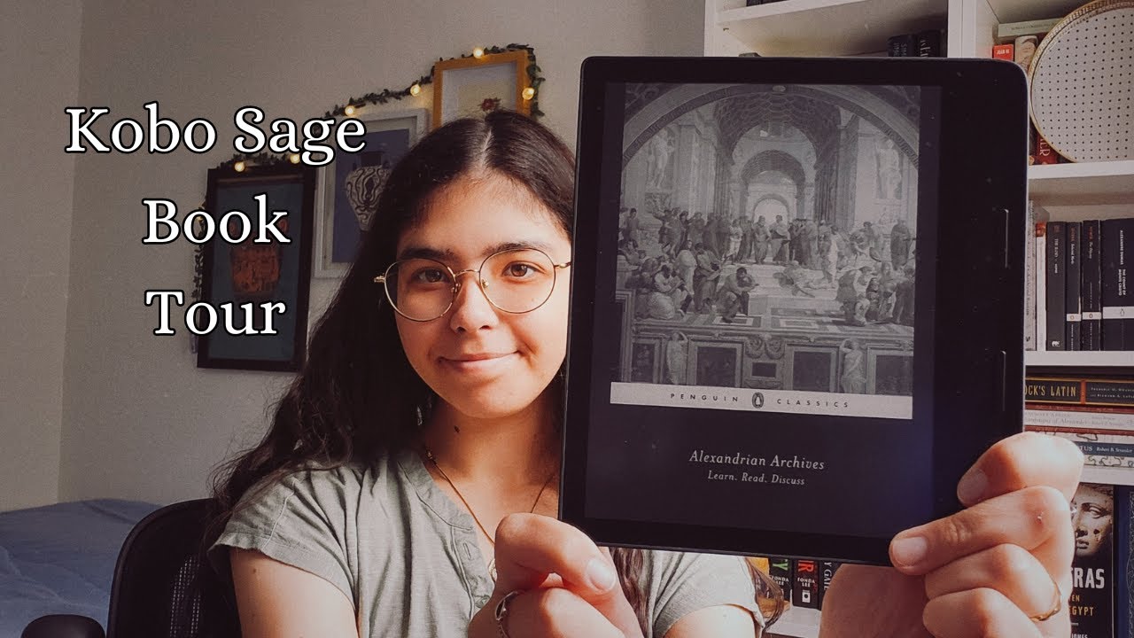 Kobo Sage Library Tour 📚#kobo #kindle #booktube - YouTube
