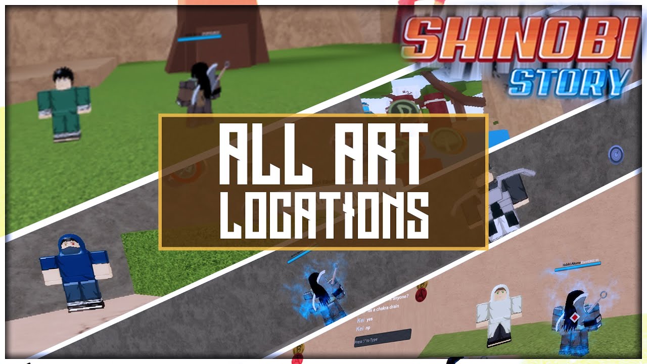 SHOWCASING EVERY ART LOCATION IN SHINOBI STORY! {ROBLOX} - YouTube