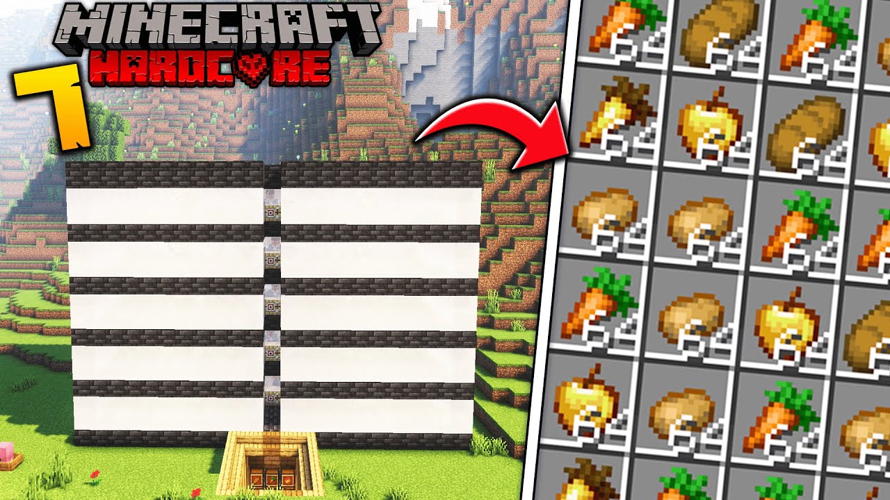 Building Automatic Food Farms in Minecraft Hardcore! - YouTube