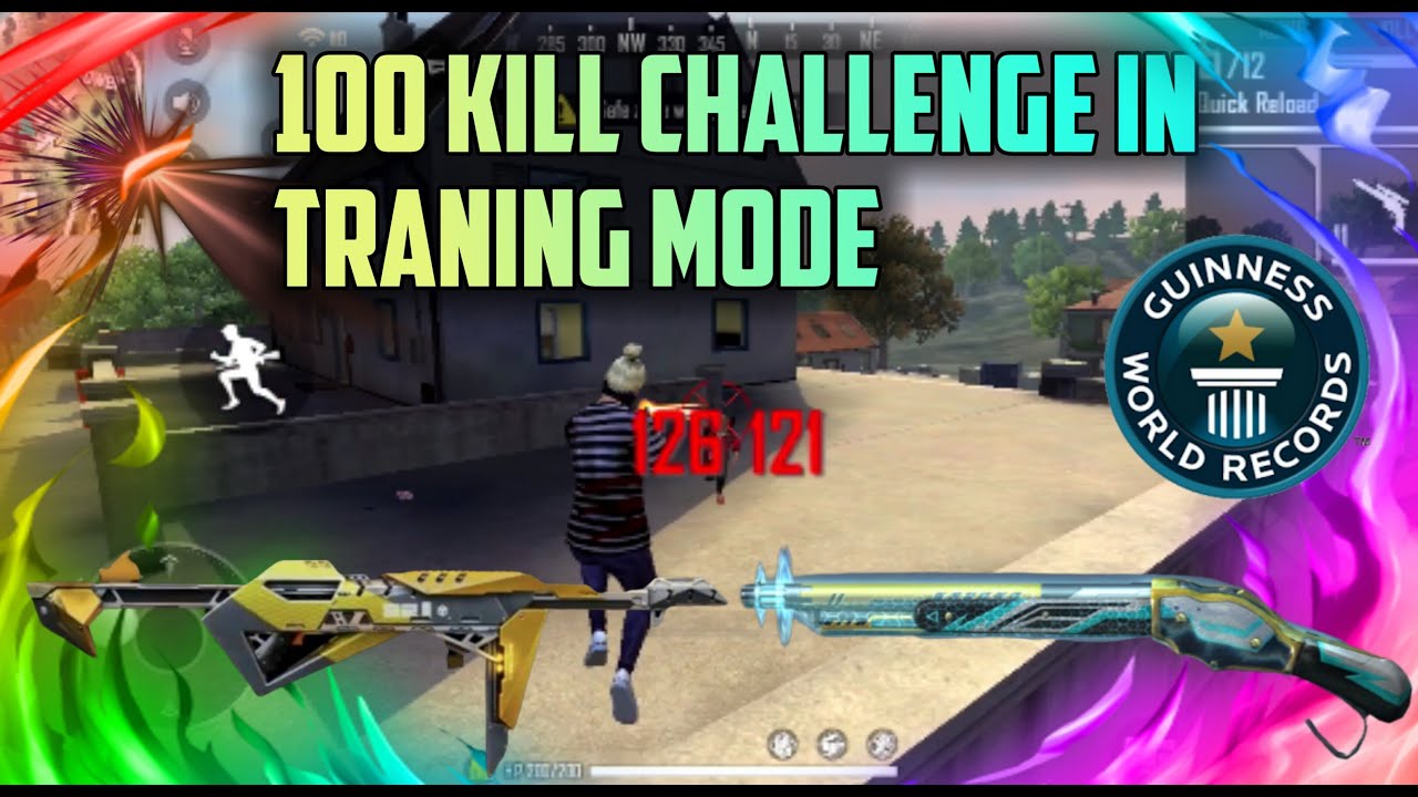 !! 100 KILL CHALLENGE IN TRANING MODE !! #100KILL !! - YouTube
