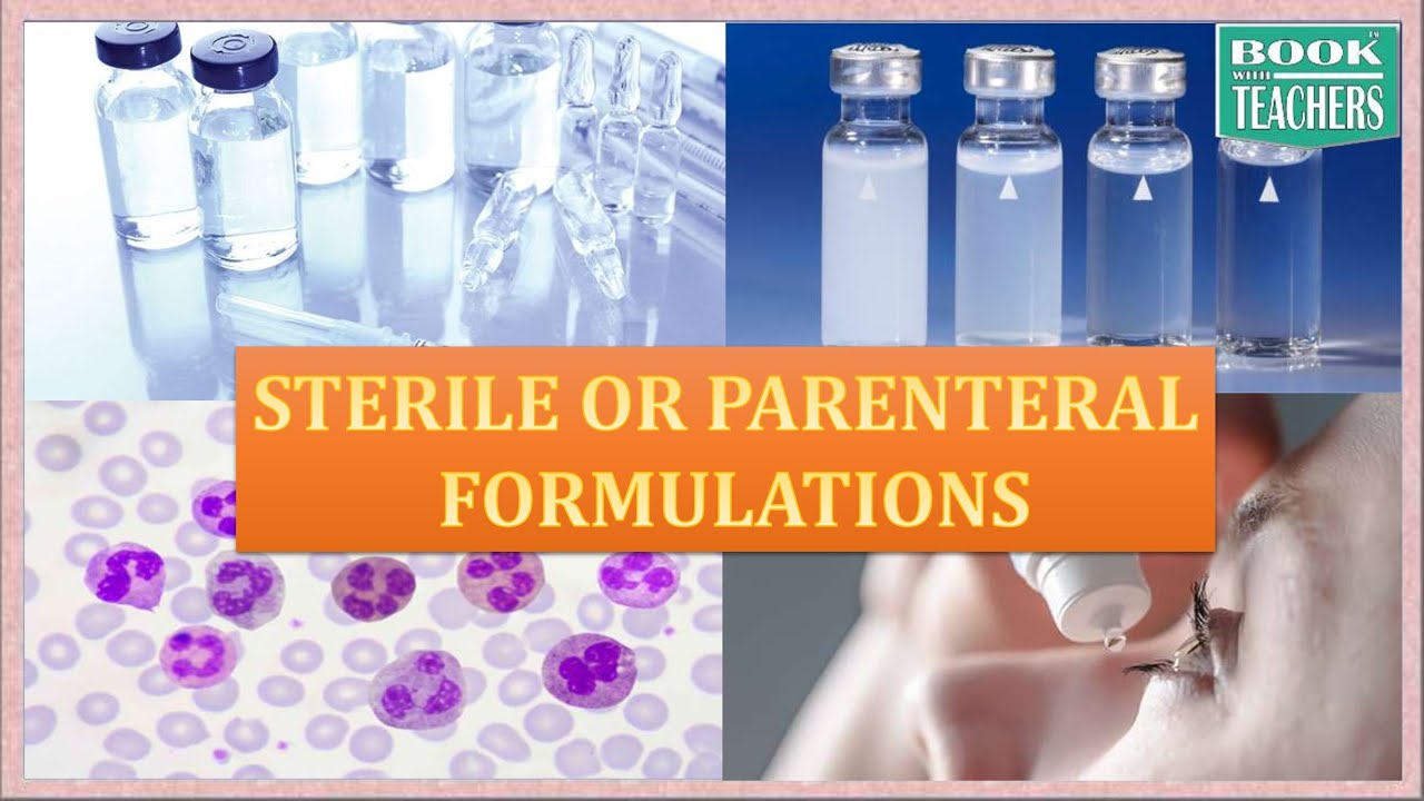 Sterile Formulations Part-I || injectable lI Pharmaceutics || D.Pharm ...