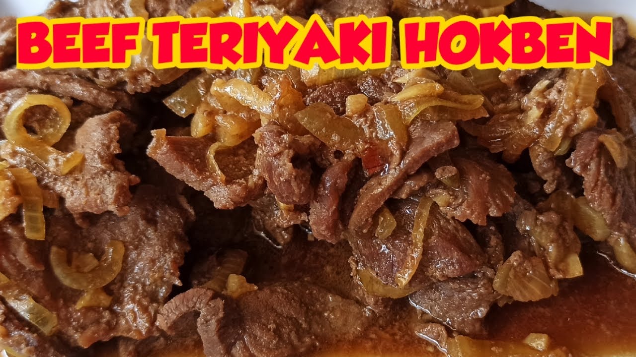 RESEP BEEF TERIYAKI HOKBEN - YouTube