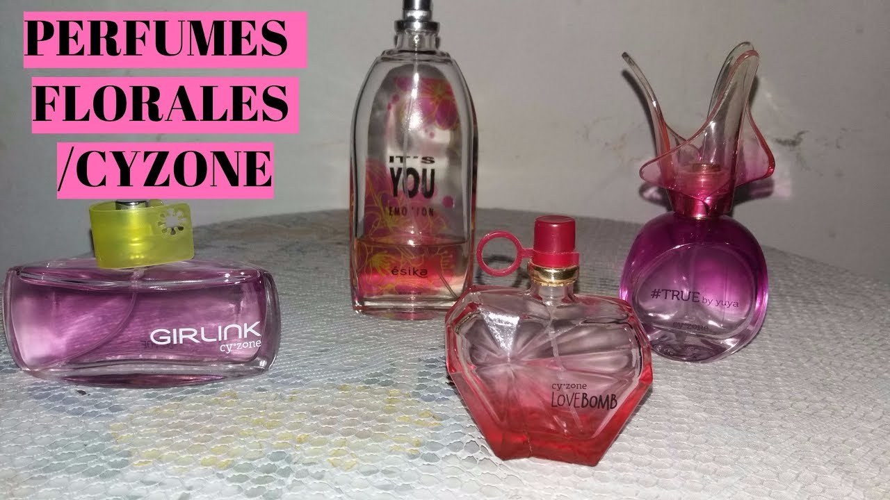 PERFUMES DE CYZONE CON AROMAS FLORALES/GV - YouTube