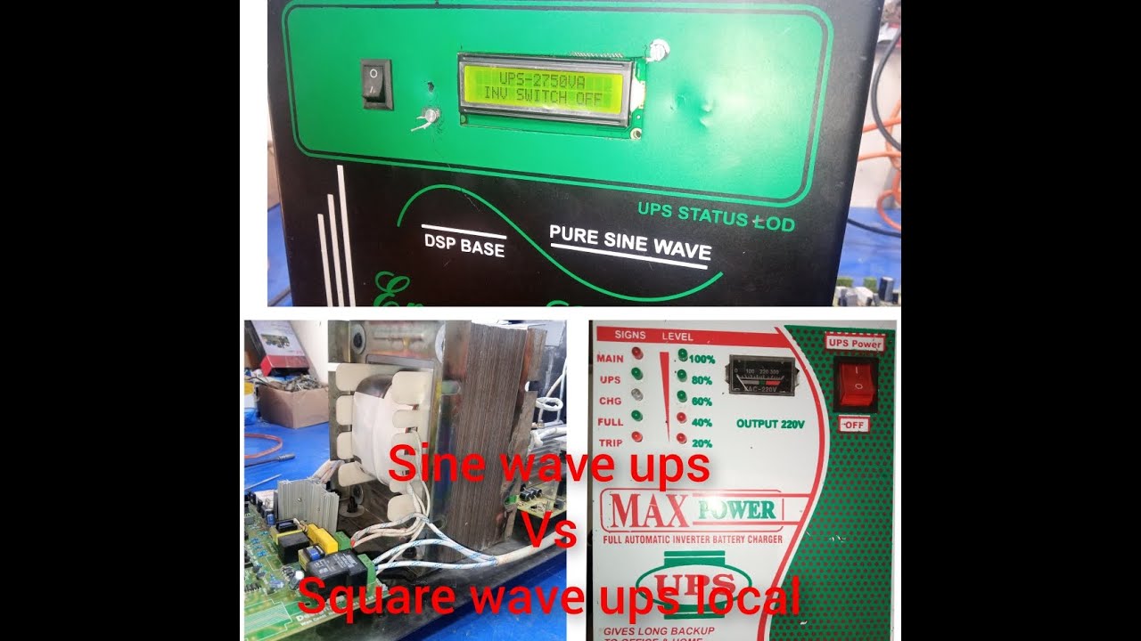 Pure Sine wave ups || Sine wave ups Vs local UPS - YouTube