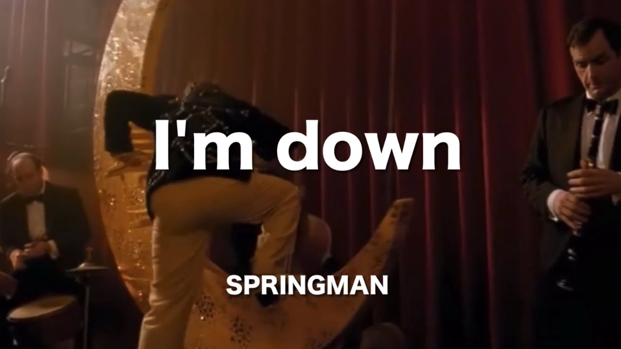 SPRINGMAN「I'm down」 MV - YouTube