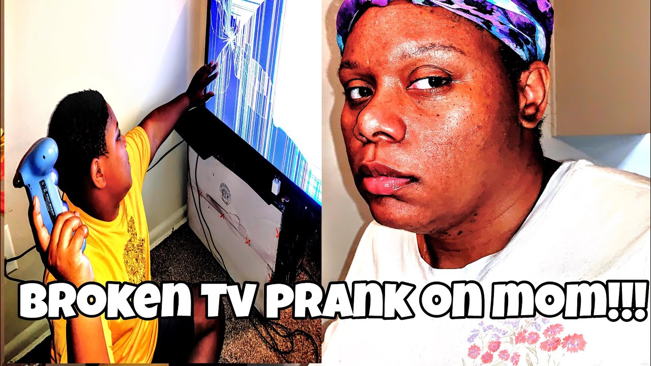 Broken Tv Prank On Mom Must Watch Youtube