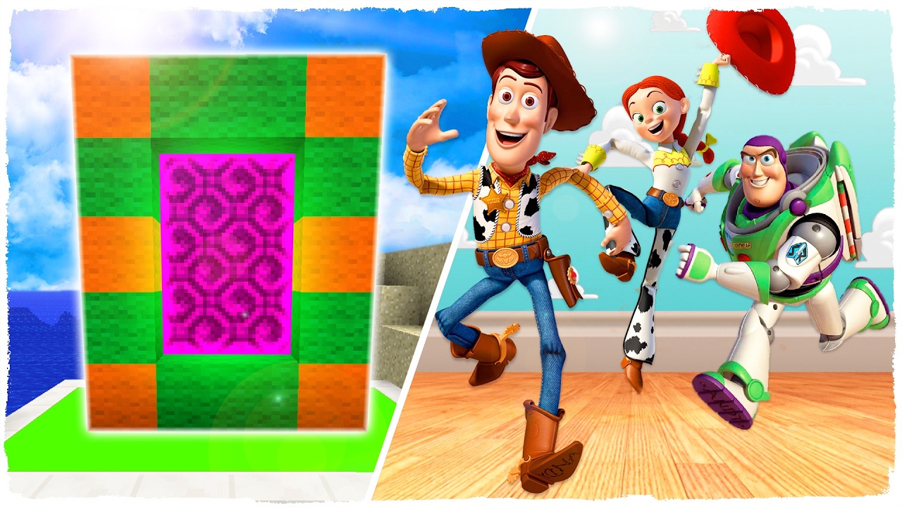 🤘 COMO HACER UN PORTAL A LA DIMENSIÓN DE TOY STORY - MINECRAFT ...