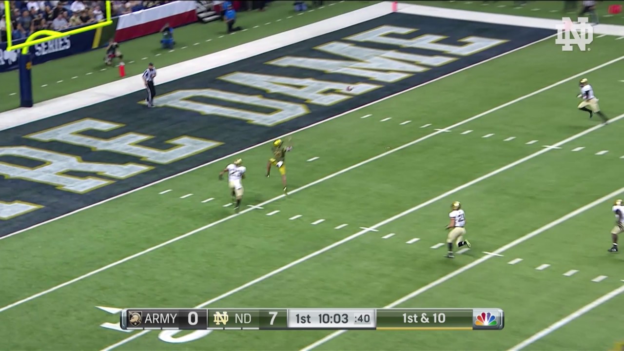 Quick Play: Kevin Stepherson Touchdown - YouTube