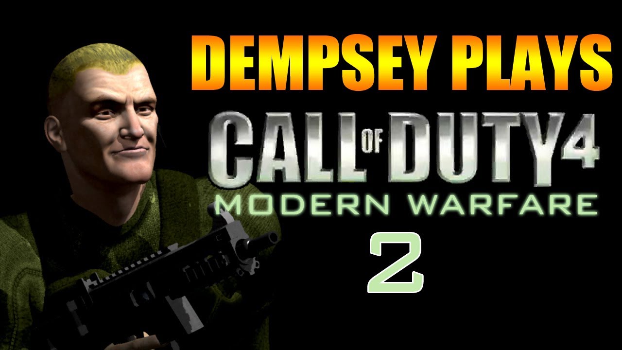 Dempsey plays COD 4 Modern Warfare: "The Coup" - YouTube
